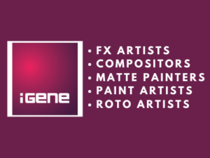 Job opening at iGene Entertainment Services - Houdini, Compositor