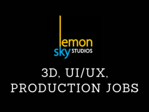 Full-time job openings at Lemon Sky Studios - Animator, Generalist