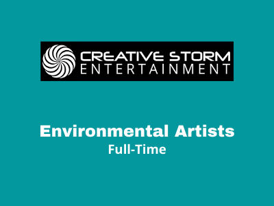 Creative Storm studio is hiring Environmental Artist - Unity Engine