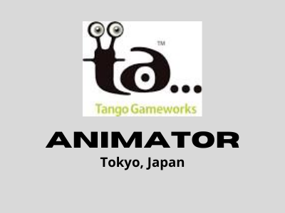 Tango Gameworks is hiring full-time Animator - 3DCG tools