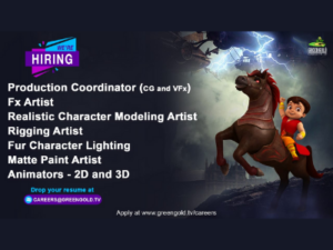 Multiple job openings at Green Gold Studio - Animators, FX Artist