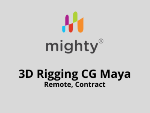 3D Rigging Artist required at Mighty Animation - Maya, Contract job