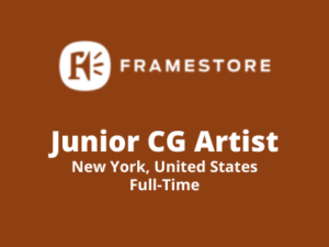 Junior CG Artist required at Framestore Studio - Maya, Houdini