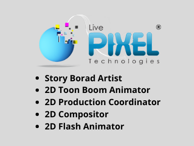 Multiple job openings at Live Pixel Technologies ToonBoom Harmony