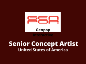 Sr Concept Artist required at Genpop Interactive - Full-time job