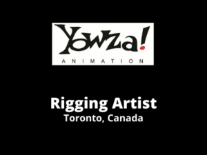 Rigging Artist required at Yowza Animation - Toon Boom Harmony