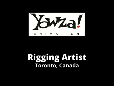 Rigging Artist required at Yowza Animation - Toon Boom Harmony