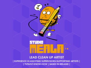 Lead Clean-Up Artist required at Studio Meala - Full-Time job