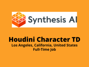 Synthesis AI hiring Houdini Character Technical Director - SideFX