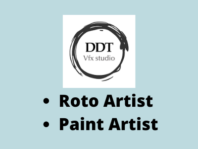 DDT VFX studio hiring Roto Artists & Paint Artists - Silhouette, Nuke