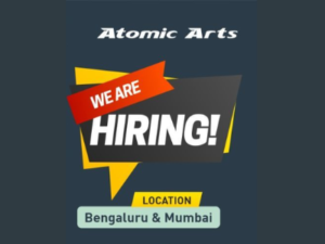 Atomic Arts studio hiring VFX Editor & Video Editor - full-time jobs