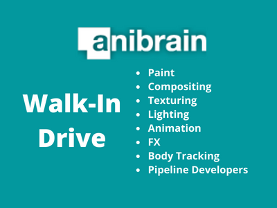 Walk-In-Drive at Anibrain Studio in Mumbai - Paint, Comp, FX