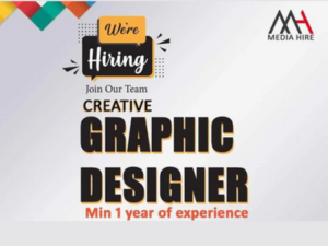 Graphic Designer required at Media Hire - Photoshop, Illustrator