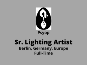 Sr. Lighting Artist required at Psyop Studio - ZBrush, Nuke, Houdini