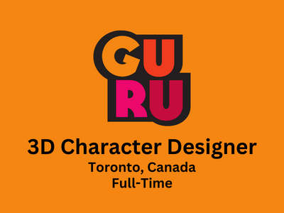 3D Character Designer required at Guru Studio - Photoshop