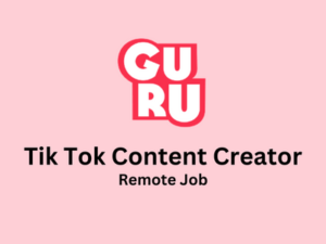 Guru Studio looking for Tik Tok Content Creator - Remote job