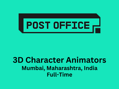 Post Office Studios hiring 3D Character Animators - Mo-cap