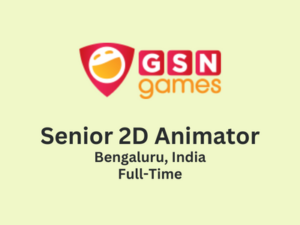 Senior 2D Animator required at GSN Games Studio - Unity Platform