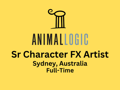 Senior Character FX Artist required at Animal Logic - Houdini