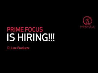 DI Line Producer required at Prime Focus - Mumbai, Maharshtra