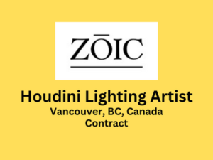 Houdini Lighting Artist required at Zoic Studios - Houdini, Mantra