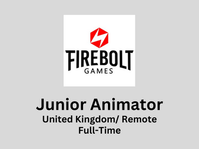 Junior Animator required at Firebolt Games