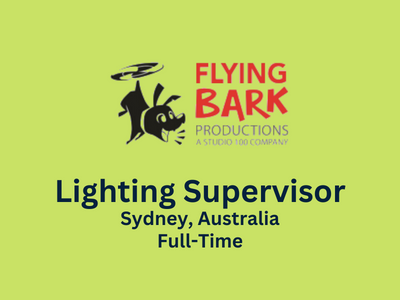 Lighting Supervisor required at Flying Bark Studio