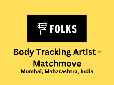 Folks is hiring Body Tracking Artist - Matchmove - 3DEqualizer