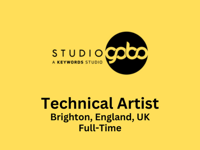 Technical Artist required at Studio Gobo - Unreal Engine, Python