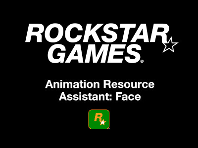 Rockstar Job Opening of Animation Resource Assistant: Face