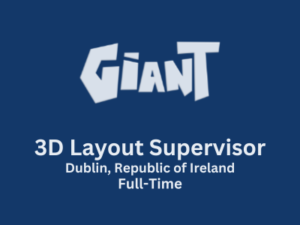 3D Layout Supervisor required at Giant Animation - Maya