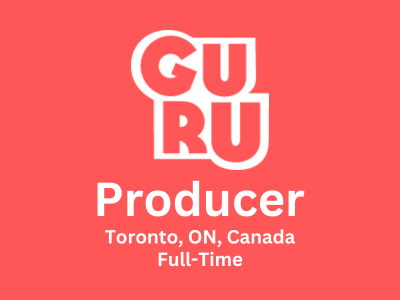 Guru Studio is hiring for the job of Producer - 3D budgets/schedules