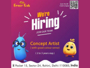 Concept Artist required at Crazy Cub Animation Studio - Delhi