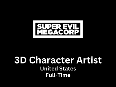 3D Character Artist required at Super Evil Megacorp - Maya, PS
