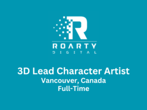 3D Lead Character Artist required at Roarty Digital - Maya, Zbrush