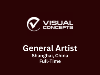 General Artist required at Visual Concepts - Maya, Photoshop