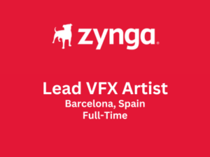 Lead VFX Artist required at Zynga - 3DSMax and Unity