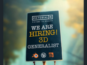 3D Generalist required at Pictorial FX - Houdini, Unreal Engine