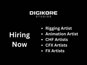 Multiple job openings at Digikore Studios - CFX, CHX, Rigging, FX
