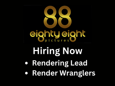 Render Wranglers & Rendering Lead required at 88 Pictures