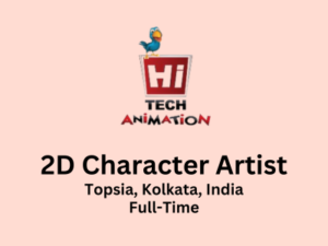 Hi-Tech Animation Studio is hiring 2D Character Artist - Kolkata