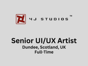 Senior UI/UX Artist required at 4J Studios Ltd - Photoshop, AE