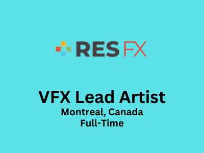 VFX Lead Artist required at ResFX Studio - Unreal Engine, Maya