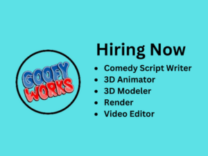 Multiple job openings at GoofyWorks studio - 3D Animator, Modeler