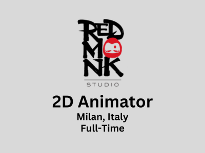 2D Animator required at Red Monk Studio - ToonBoom Harmony