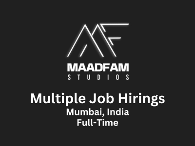 Multiple job openings at MaadFam Studios -3D, Rigging, HR, Comp