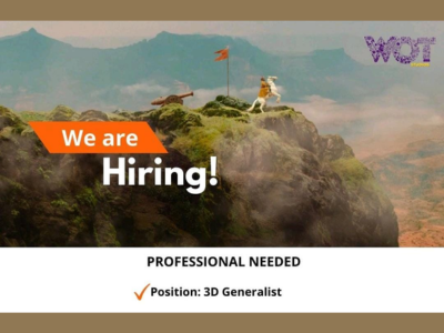 3D Generalist is required at WOT Studios - Autodesk Maya