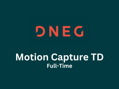 DNEG is looking for Motion Capture TD - Xsens or Vicon