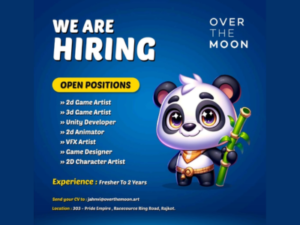 Multiple job openings at Over The Moon Studio - 2D/3D Jobs