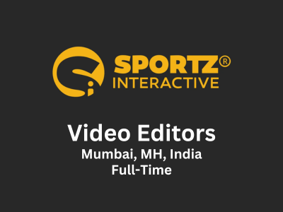 Sportz Interactive is currently looking for Video Editors - FCP X